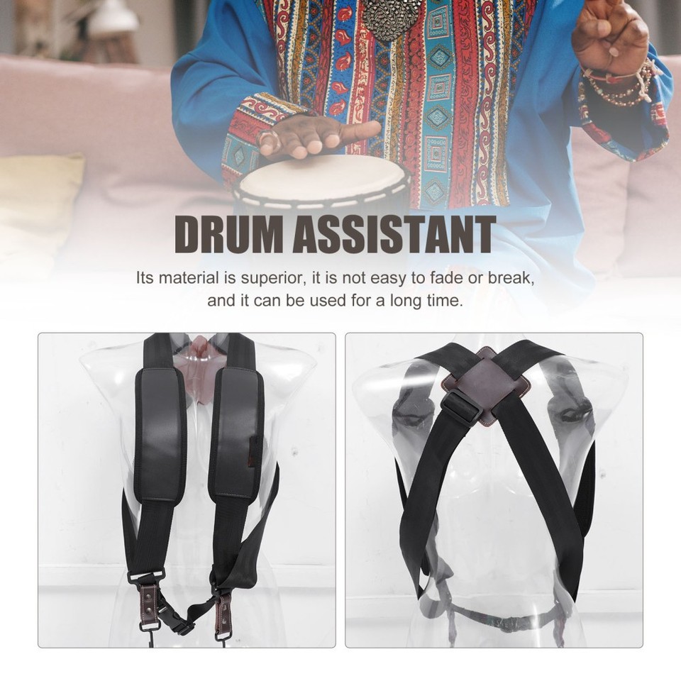 Djembe Polyester Strap Double Shoulder of Instrument Drum Accessories ...