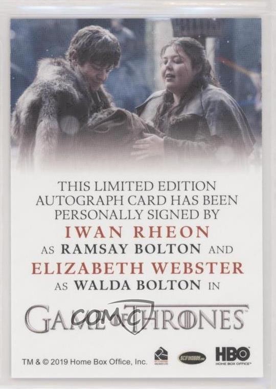 2020 Game of Thrones The Complete Series Dual Iwan Rheon Ramsay Bolton ...