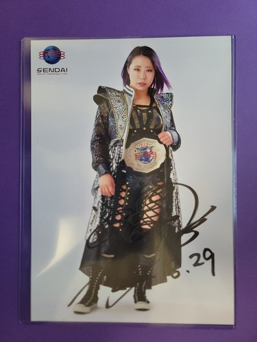 Dash Chisako Sendai Girls Women's Pro Wrestling Autographed Signed ...