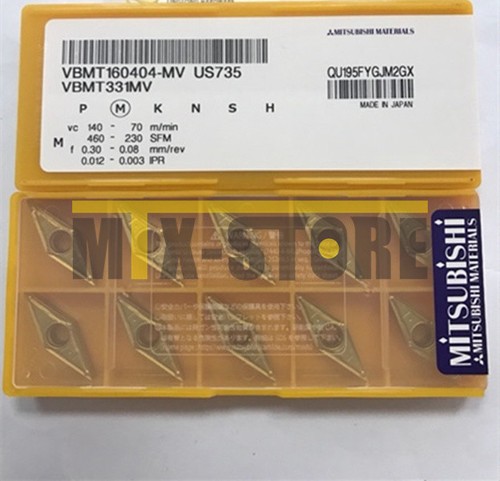 10pcs/box New Mitsubishi CNC Blade VBMT160404-MV US735 | eBay