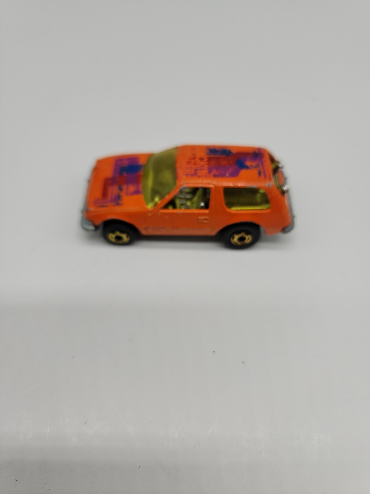 Vintage Hot Wheels 1977 AMC Packin' Pacer Wagon Orange Goldwalls GW HK ...