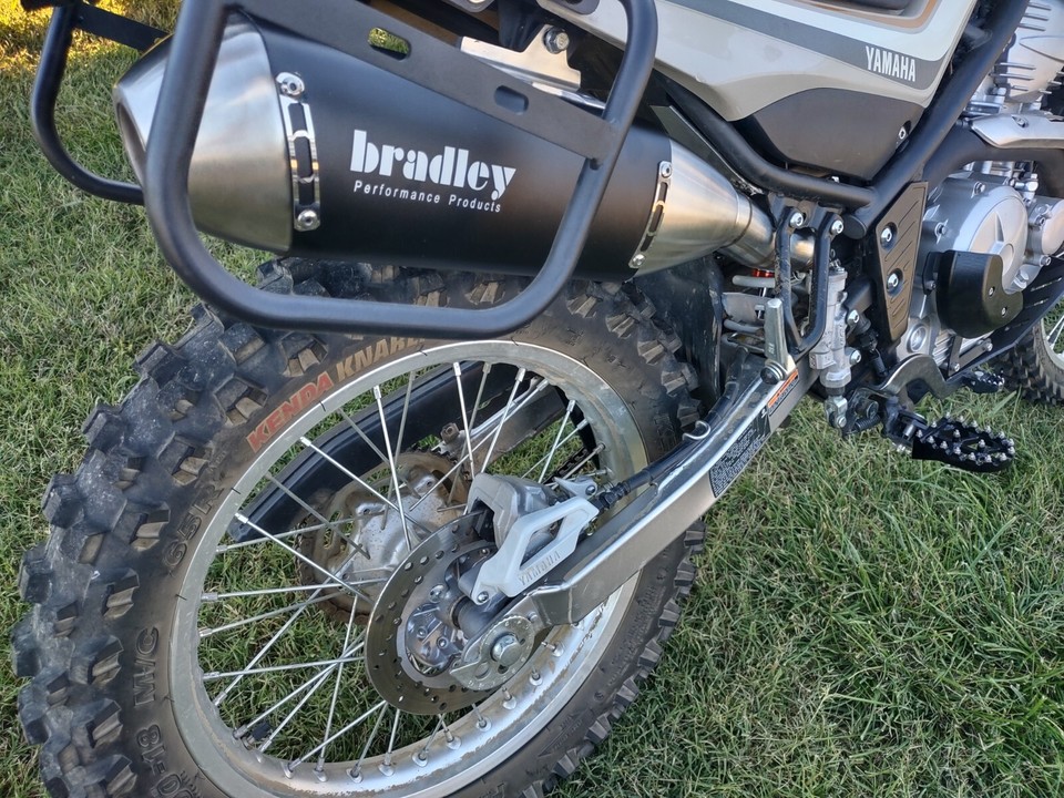 Yamaha XT250 slip-on high performance exhaust | eBay