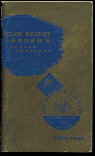 Cub Scout Leader's, Program Notebook 1959-1960, S3C-B-004 | eBay