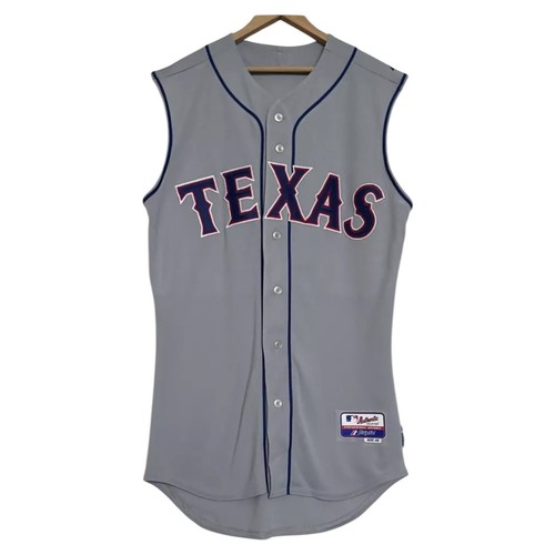 Texas Rangers Authentic Collection Vest Jersey Cool Base Mens Size 40 ...