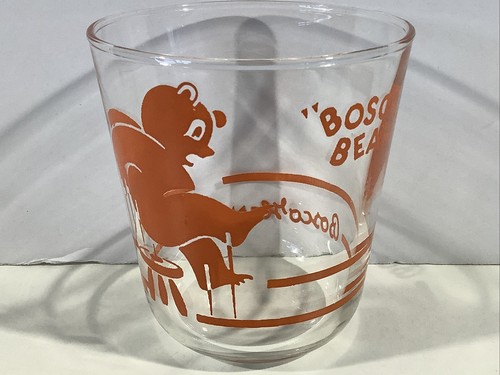 Vintage Bosco Syrup Bosco Bear Libbey Tumbler Glass | eBay