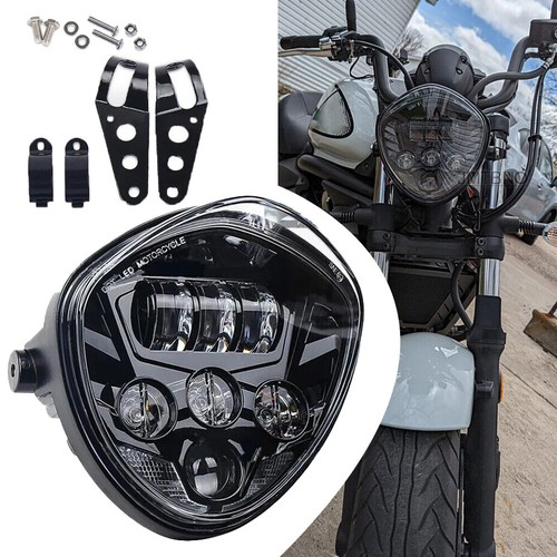 7" inch LED Headlight Projector For Yamaha Bolt R-SPEC C-SPEC XVS 950 ...