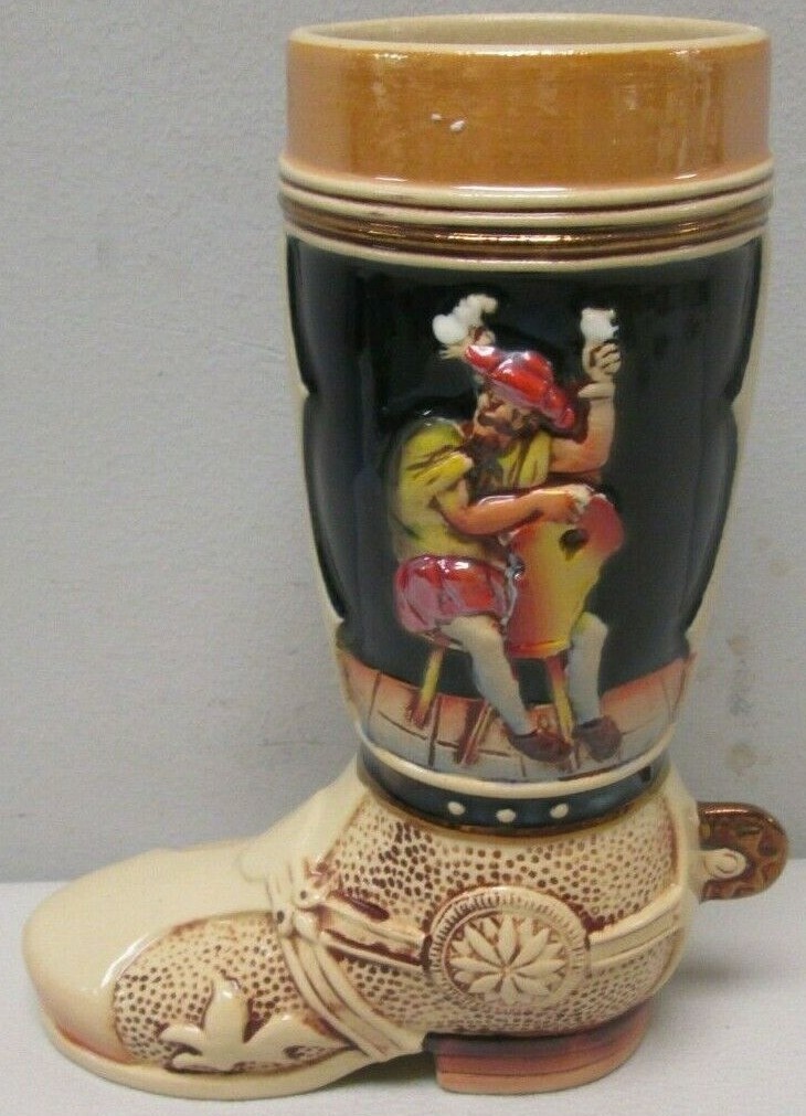 ORIGINAL KING WESTERN GERMANY COWBOY BOOT STEIN MUG VINTAGE | eBay