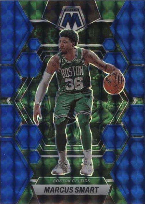 2022-23 Panini Mosaic - Marcus Smart #188 Blue Mosaic Prizm /199 for ...