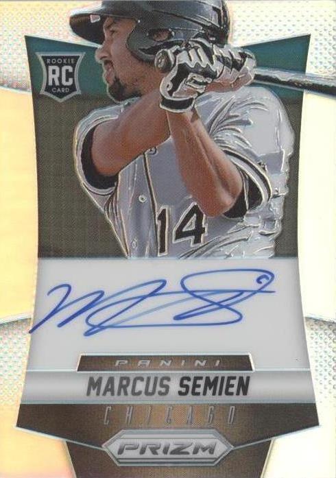2014 Panini Prizm - Autographs Marcus Semien #MA (AU, RC) for sale ...