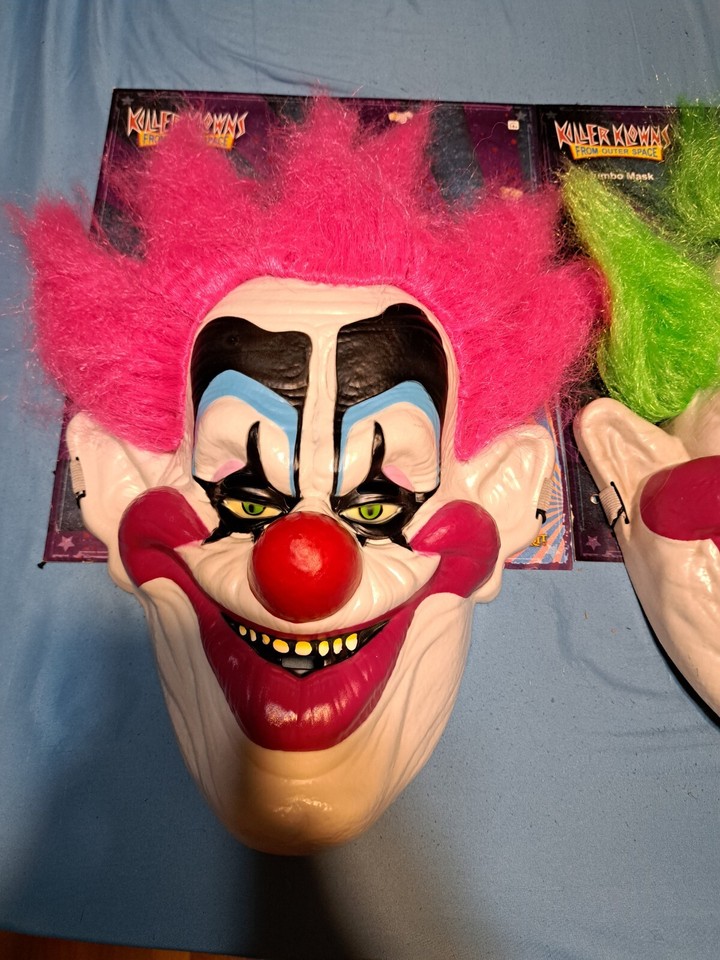 Killer Klowns From Outer Space Mask Set Jumbo Shorty Spikey Rare | eBay