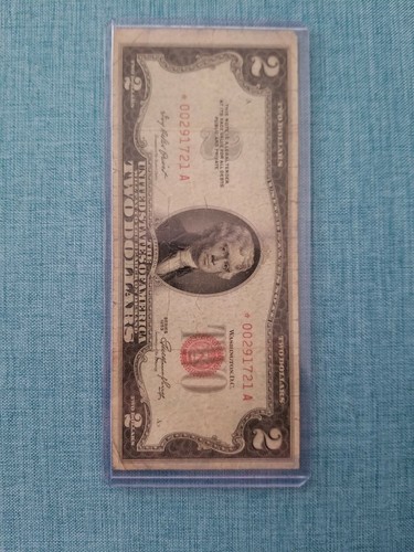 1953 $2 RED Star Note | eBay