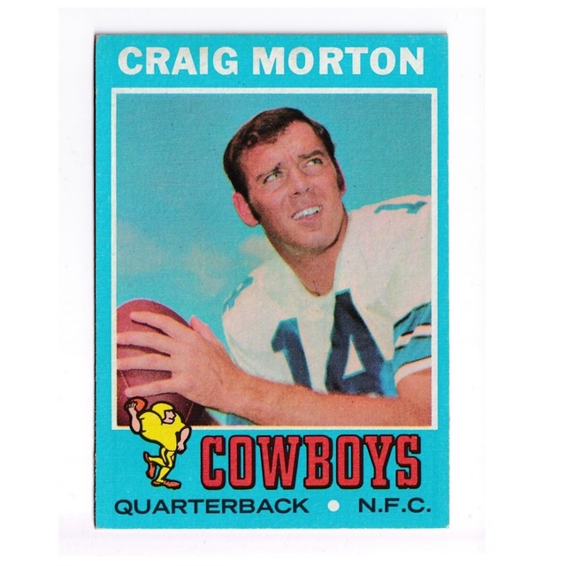 1971 Topps - #171 Craig Morton for sale online | eBay