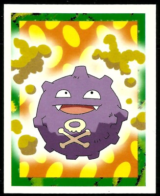 POKEMON SERIES 1, MERLIN TOPPS STICKER # 109, KOFFING, YEAR 1999 | eBay