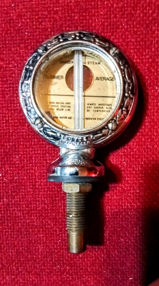 Boyce Motometer Raidiator Temp Gauge For 28 Chevy Ratt Rod | eBay
