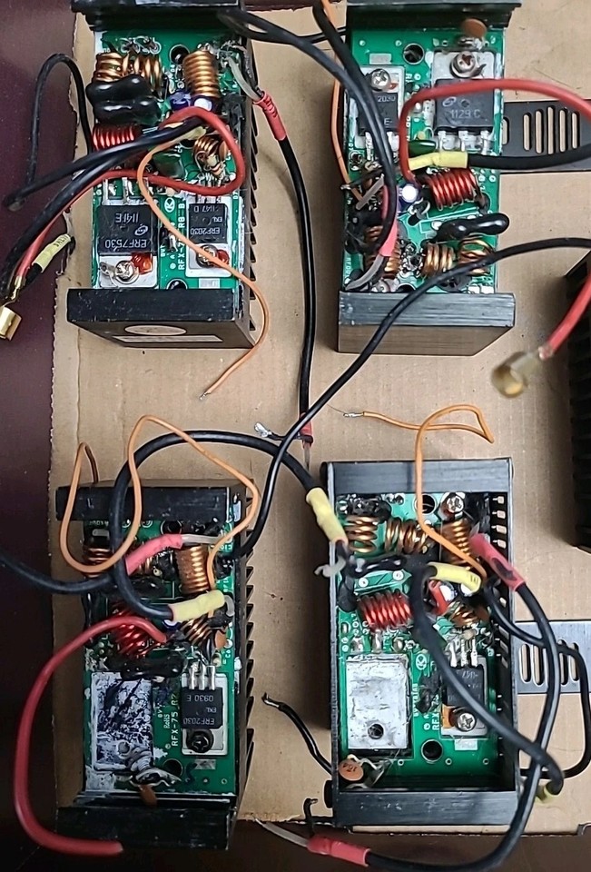 LOT of (9) 8-RFX75 & 1- RFX85HD External CB Radio External Amplifiers ...