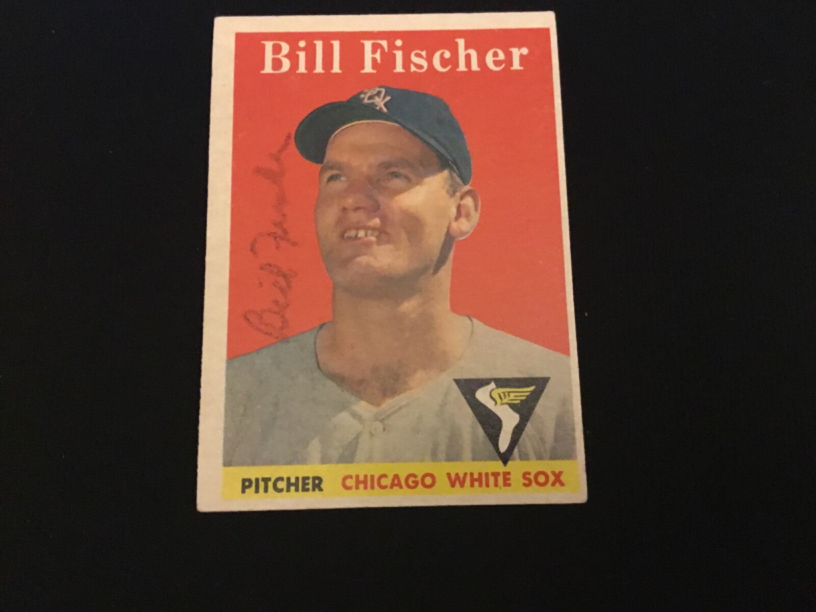 Autographed 1958 Topps Bill Fischer . DEC 2018 | eBay