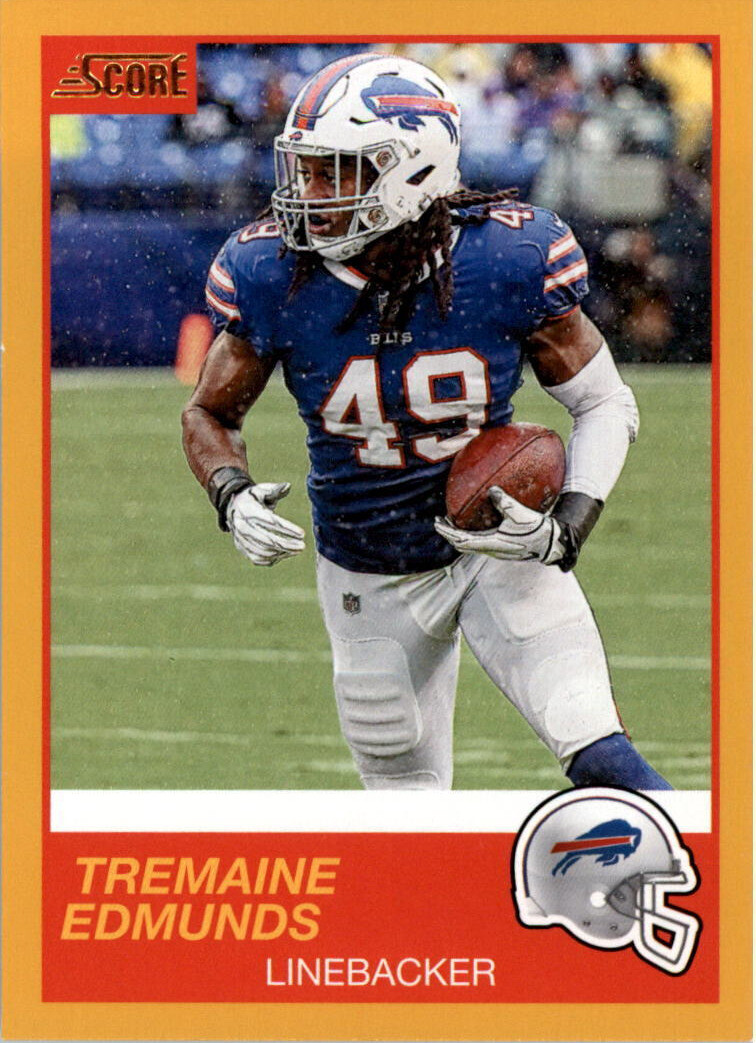 2019 Score - Gold #127 Tremaine Edmunds for sale online | eBay