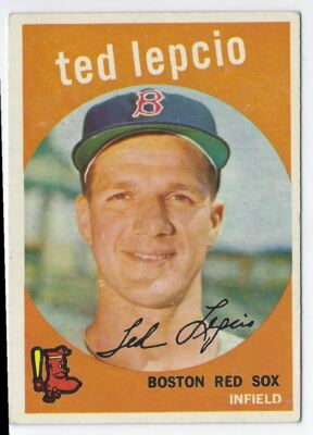 1959 Topps Ted Lepcio`` Boston Red Sox #348 | eBay