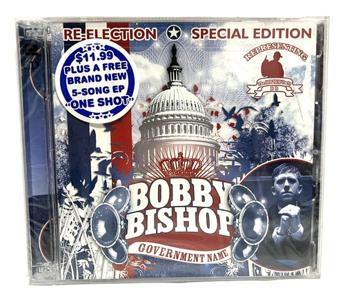 BOBBY BISHOP Government Name Re-Election Special Edition CD NEW SEALED ...