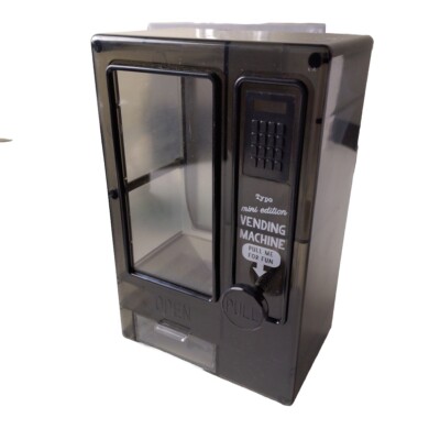 Typo Mini Edition Vending Machine Toy Black Plastic Candy Dispenser ...