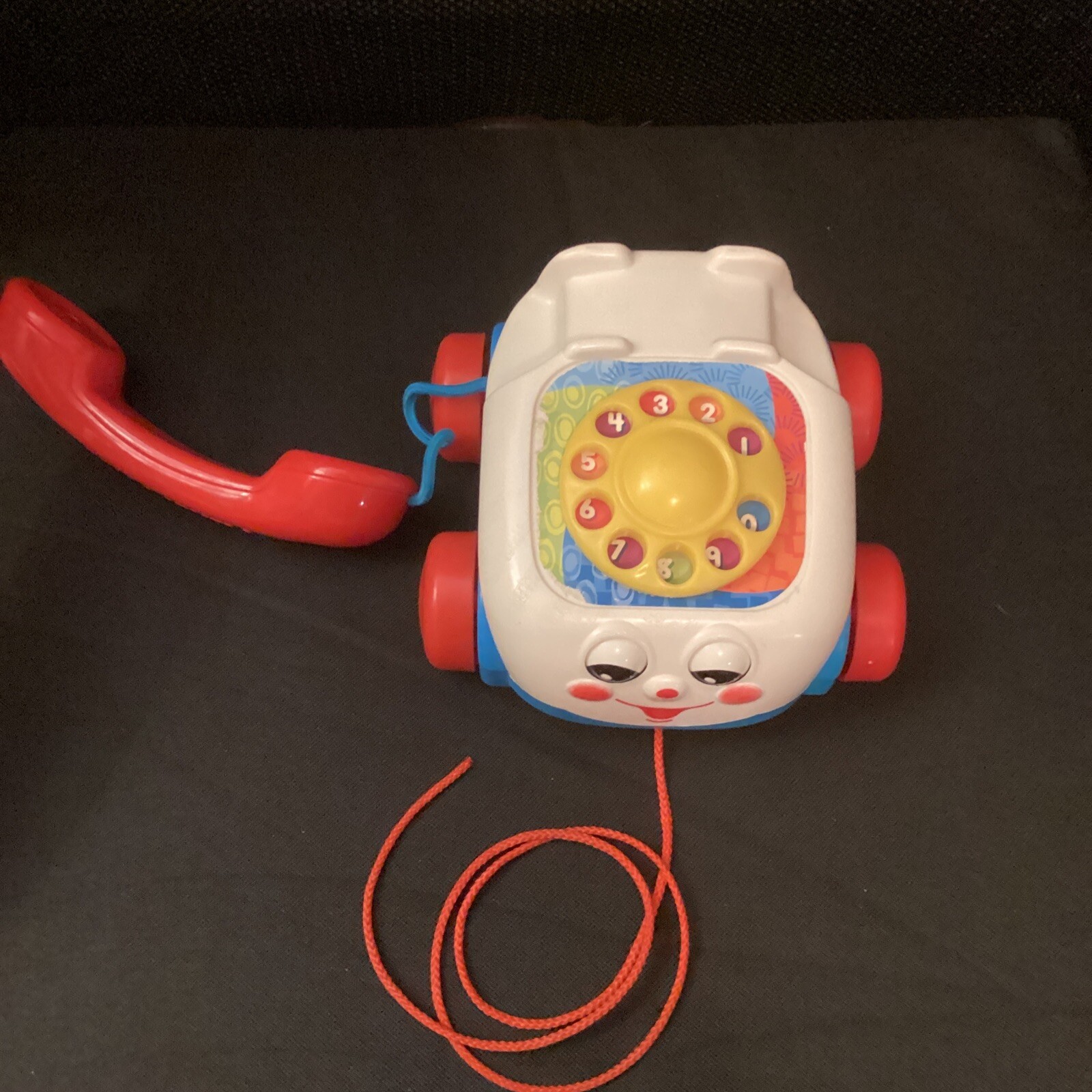 Vintage 2000 Fisher Price Chatter Phone Telephone Pull Toy with Moving ...