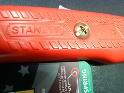 Stanley 10-189C Self Safety Blade (3 PCS) Retracting Utility Kn - New ...