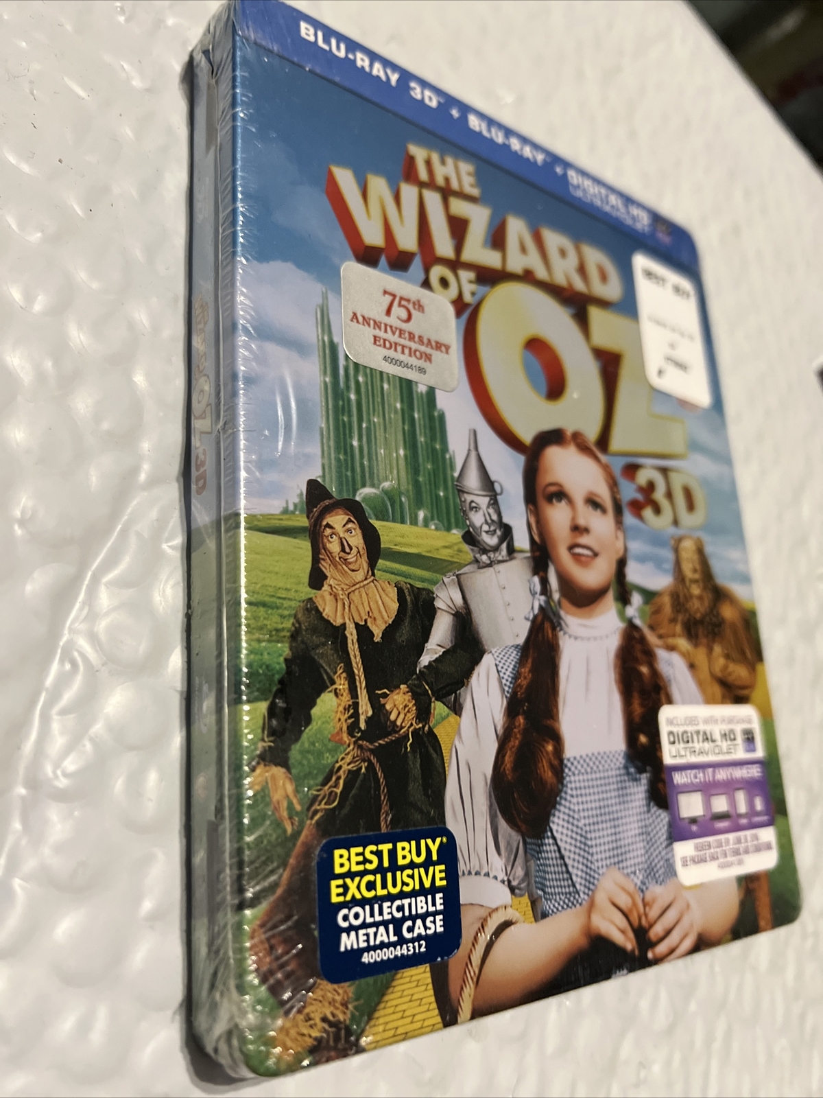 THE WIZARD OF OZ 3D & 2D Blu-Ray SteelBook /Metal Pack 75th Best Buy ...