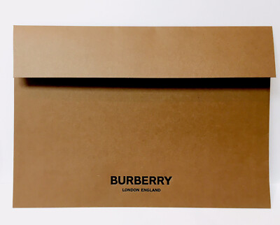 Burberry Big Brown-Grey Paper Envelope 9”x 6.5”/ 23x16.5cm | eBay