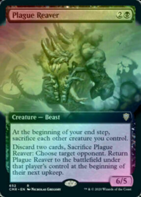 FOIL Extended Art Plague Reaver 652 R NM Commander Legends | eBay