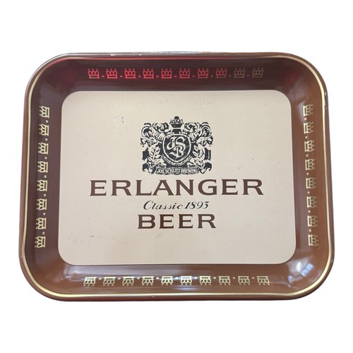 Vintage Erlanger Beer Tray Rectangle Brewery Schlitz Classic 1893 ...