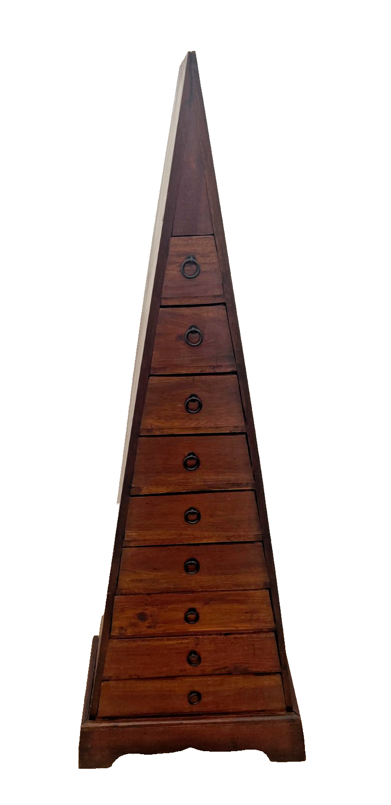Vintage Nova Furniture Chest of Drawers Pyramid Shape Apothecary ...