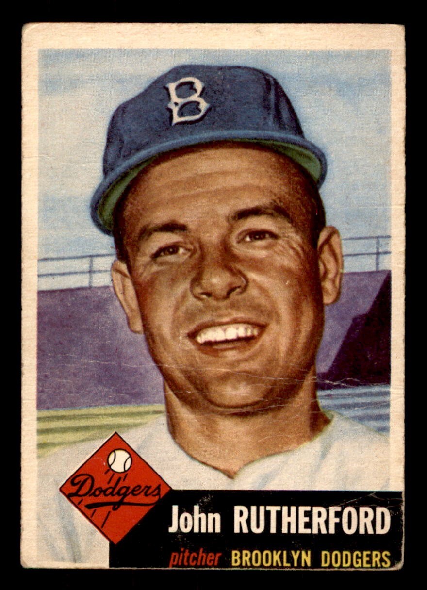 1953 Topps Baseball #137 John Rutherford PR *h1 | eBay