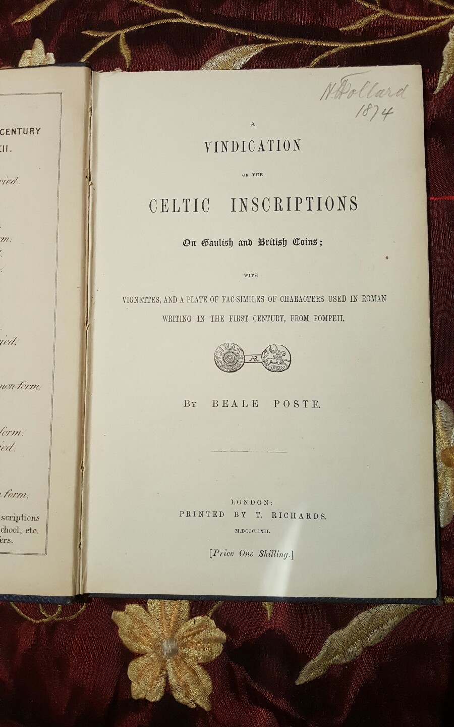 A Vindication of the Celtic Inscriptions on Gaulish and British Coins ...