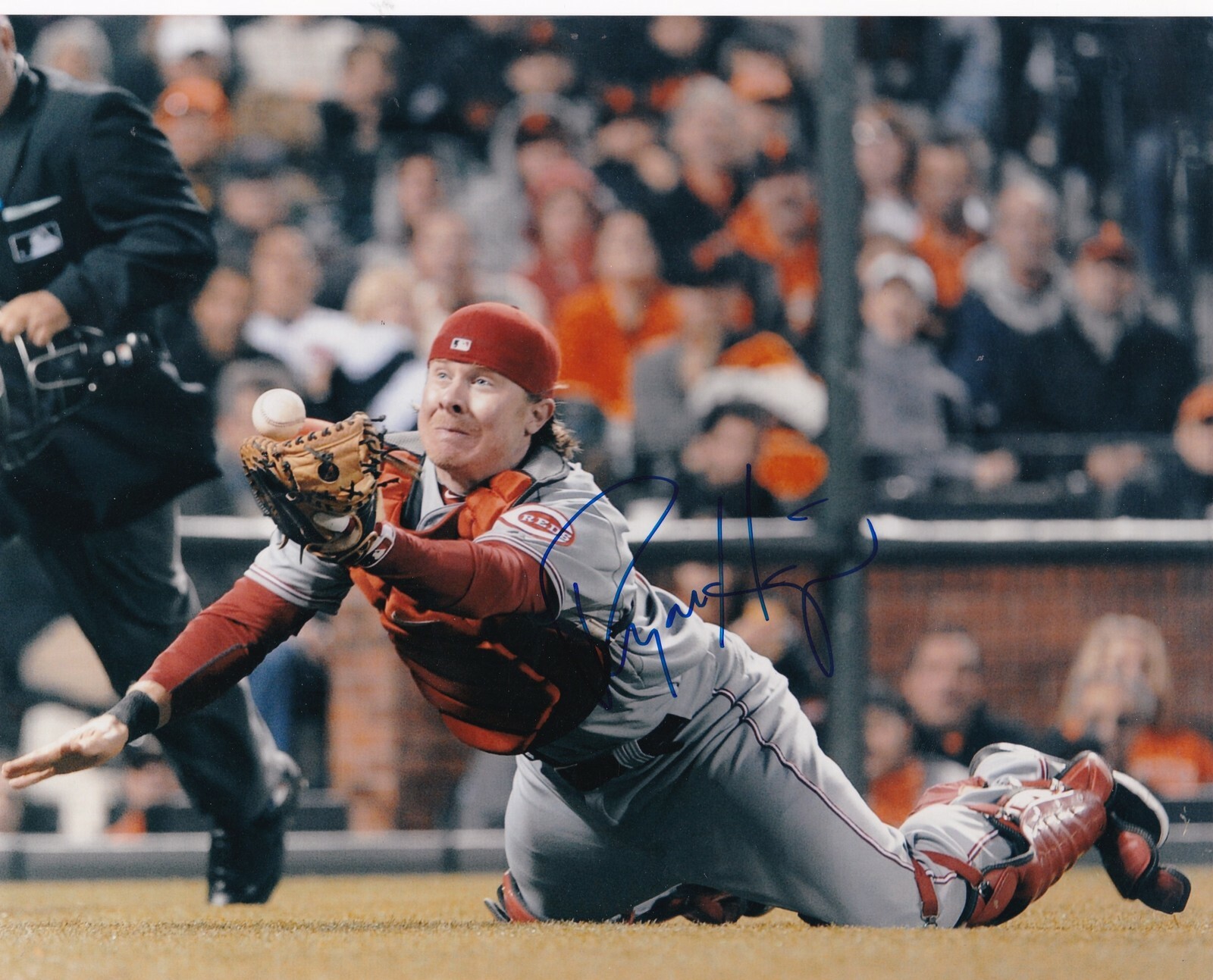 RYAN HANIGAN CINCINNATI REDS ACTION SIGNED 8x10 | eBay