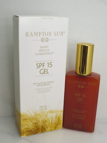 HAMPTON SUN SMART SERIOUS SUNBATHING SPF 15 SUNSCREEN GEL 4 OZ NWB | eBay