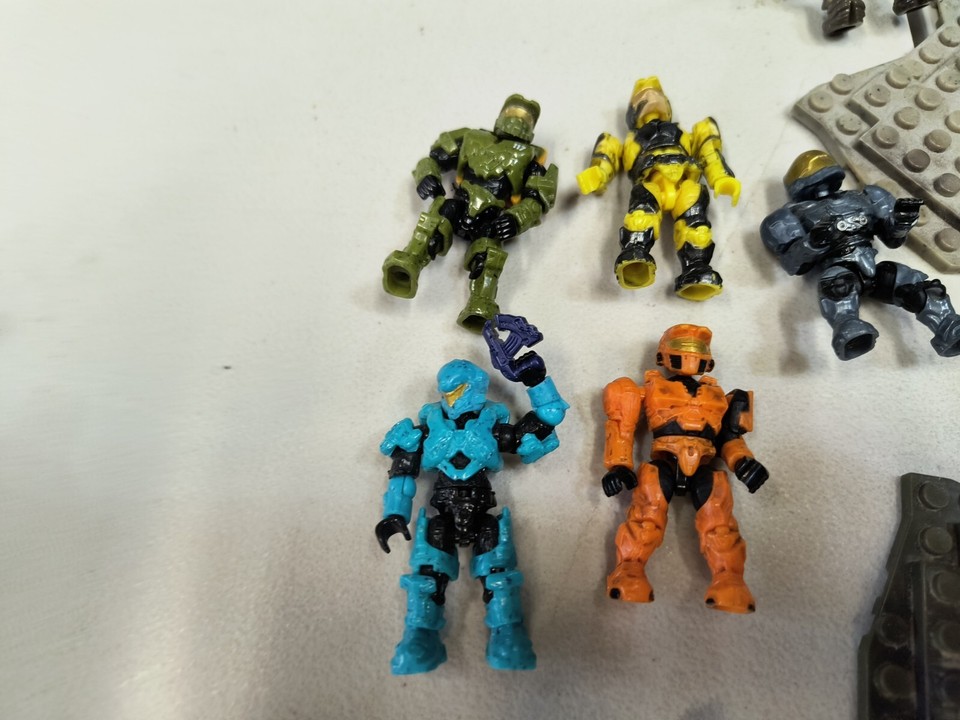 HALO Mega Bloks Construx Figure Plate Vehicle Weapon Accessory Parts ...