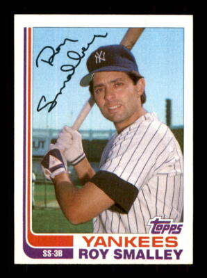 1982 Baseball 1982 Topps Traded Roy Smalley New York Yankees #107T 2 | eBay