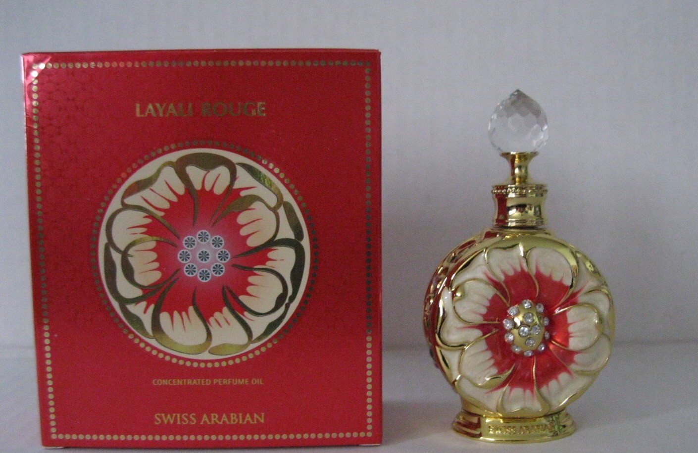 Layali Rouge by Swiss Arabian for Women - 0.5 oz/15ml Concentrated ...