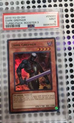 YUGIOH TURBO PACK 3 TU03-EN001 DARK GREPHER ULTRA RARE PSA 9 MINT | eBay