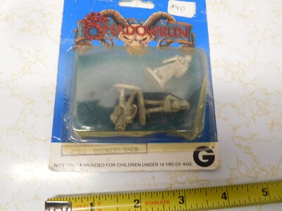 3 Vintage 1989 Shadowrun New in Package Metal Figures | eBay