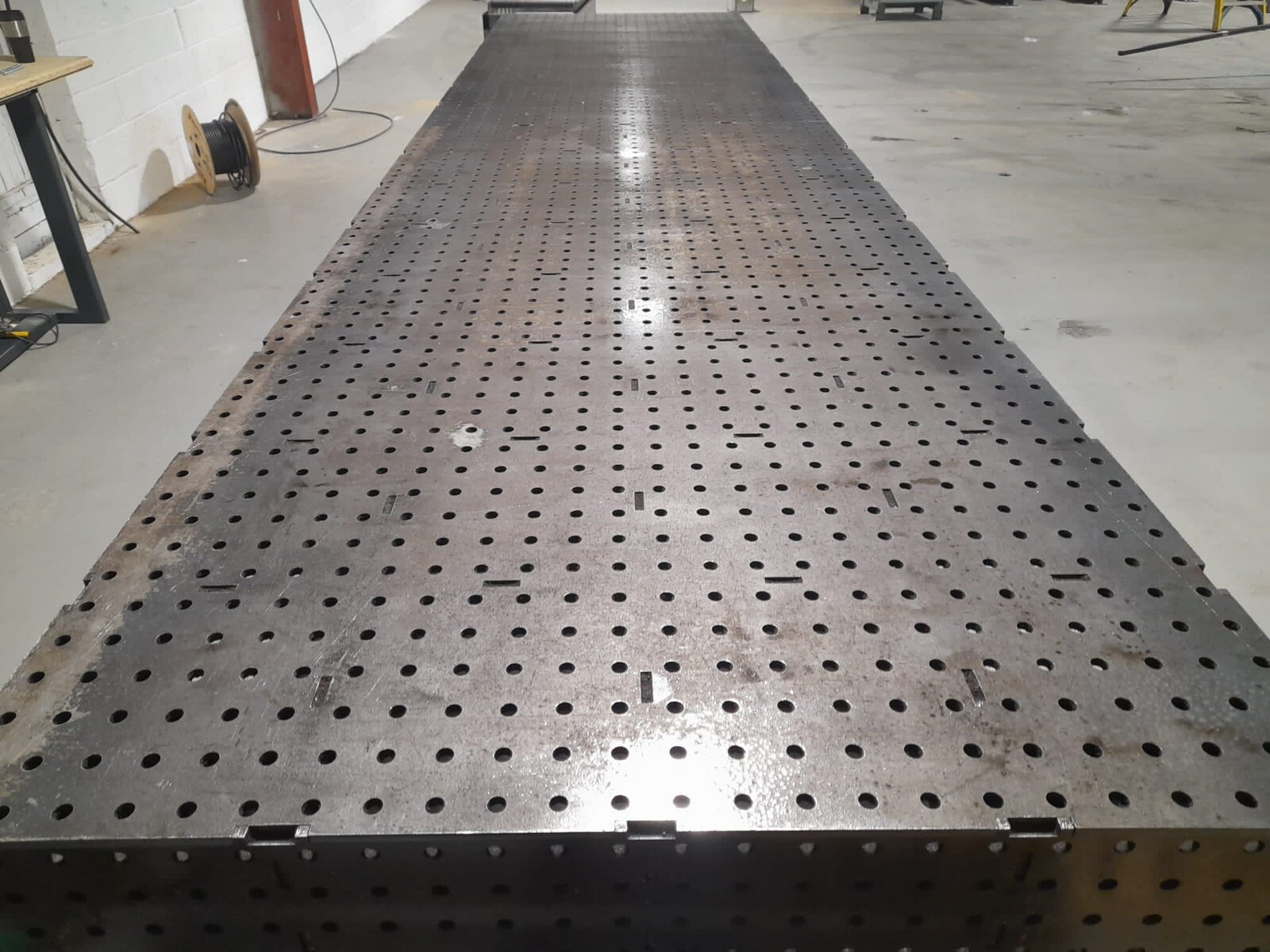 Welding and fabrication jig table bench mig, tig, stick 4.8m x 1.2m ...