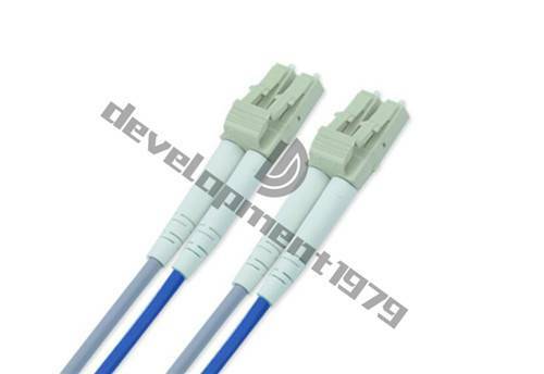 50M Armored Cable Fiber Patch Cord LC to LC UPC Pigtail Multi-Mode ...