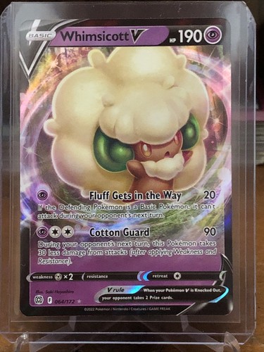 Whimsicott V 064/172 Brilliant Stars Pokemon Card TCG NM/Mint | eBay