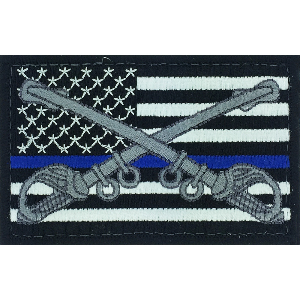 Thin Blue Line Mounted Unit Patch | eBay
