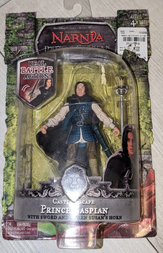 Chronicles of Narnia Prince Caspian Action Figure Castle Escape Sword ...