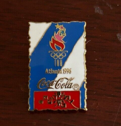 1996 Atlanta Olympics Coca Cola Sponsor Pin Badge Lapel Pin 2024 | eBay