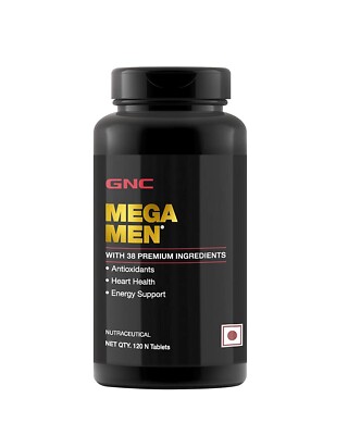 GNC Mega Men Multivitamin for Men | Strengthens Immune System 120 ...