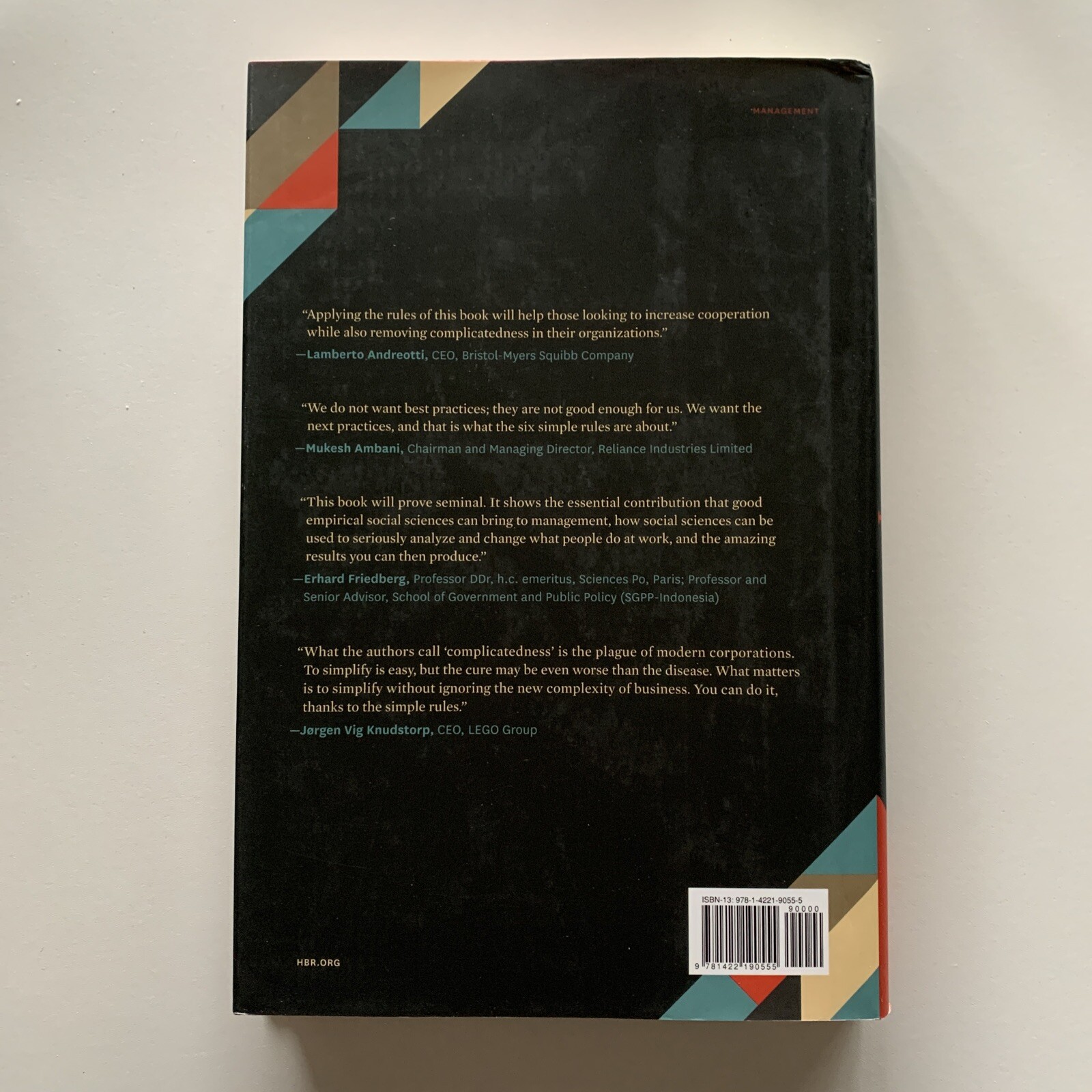 Six Simple Rules : How to Manage Complexity Without Getting Complicated ...