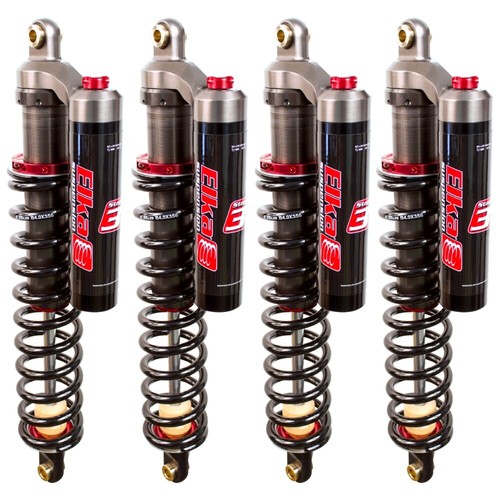 ELKA Suspension STAGE 3 FRONT & REAR Shocks ARCTIC CAT WILDCAT 1000 ...