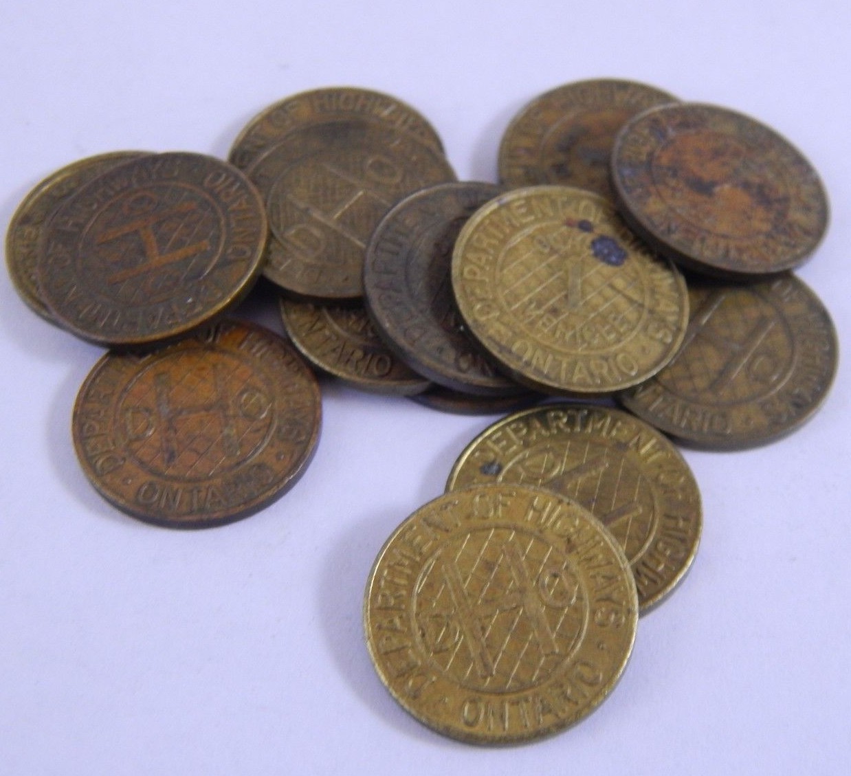 14 Vintage Ontario Canada Department of Highways Class 1 Vehicle ...